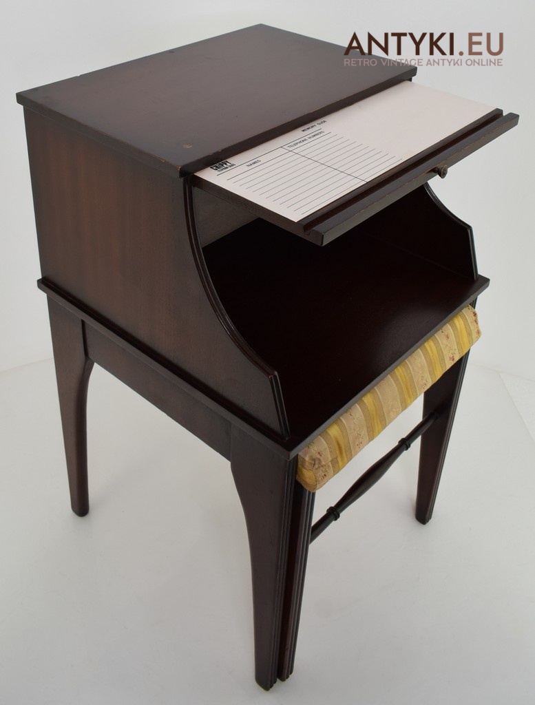 Muzealna angielska szafeczka ,stolik pod telefon w stylu Empire. Meble ...